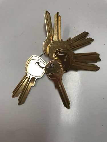 Lot 10 NA12 Key Blanks / Mail Box Key / 1069LB Brass / ILCO USA | eBay
