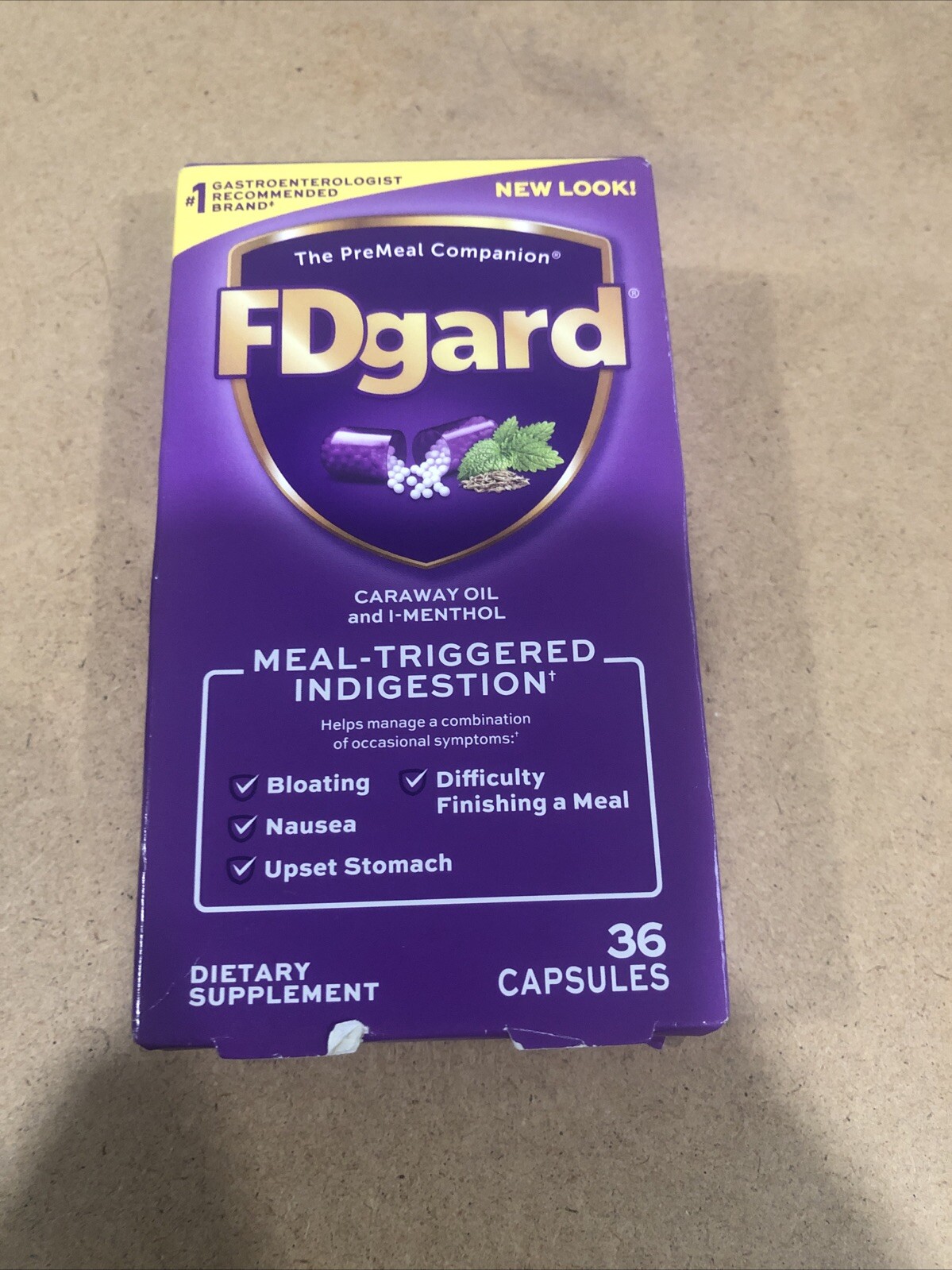 FDgard Meal Indigestion Capsules-36 Count-Exp. 10/2025 369266000361 | eBay