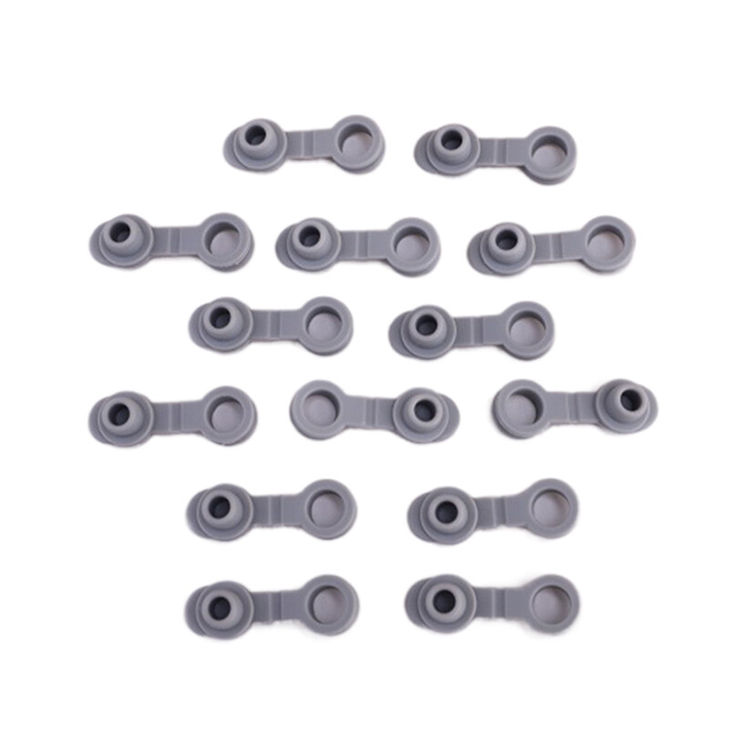 10/20pcs Silicone Sealing Bottle Straw Hole Grommets Stopper Lids Straw ...