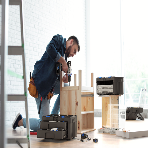Hart Stack System Two Drawer Tool Box, Fits Hart'S Modular Storage ...