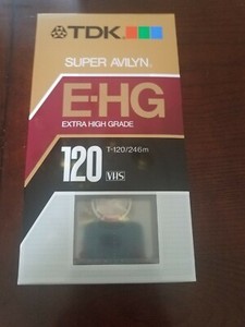 TDK EHG Extra High Grade T-120 Blank VHS Tapes Sealed Avilyn Technology ...