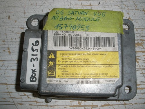 2006 SATURN VUE SRS MODULE # 15790955 MATCH #(( BOX-3156 )) | eBay