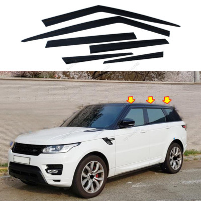 Window Visor Vent Sun Rain Guard Black For Land Rover Range Rover Sport ...