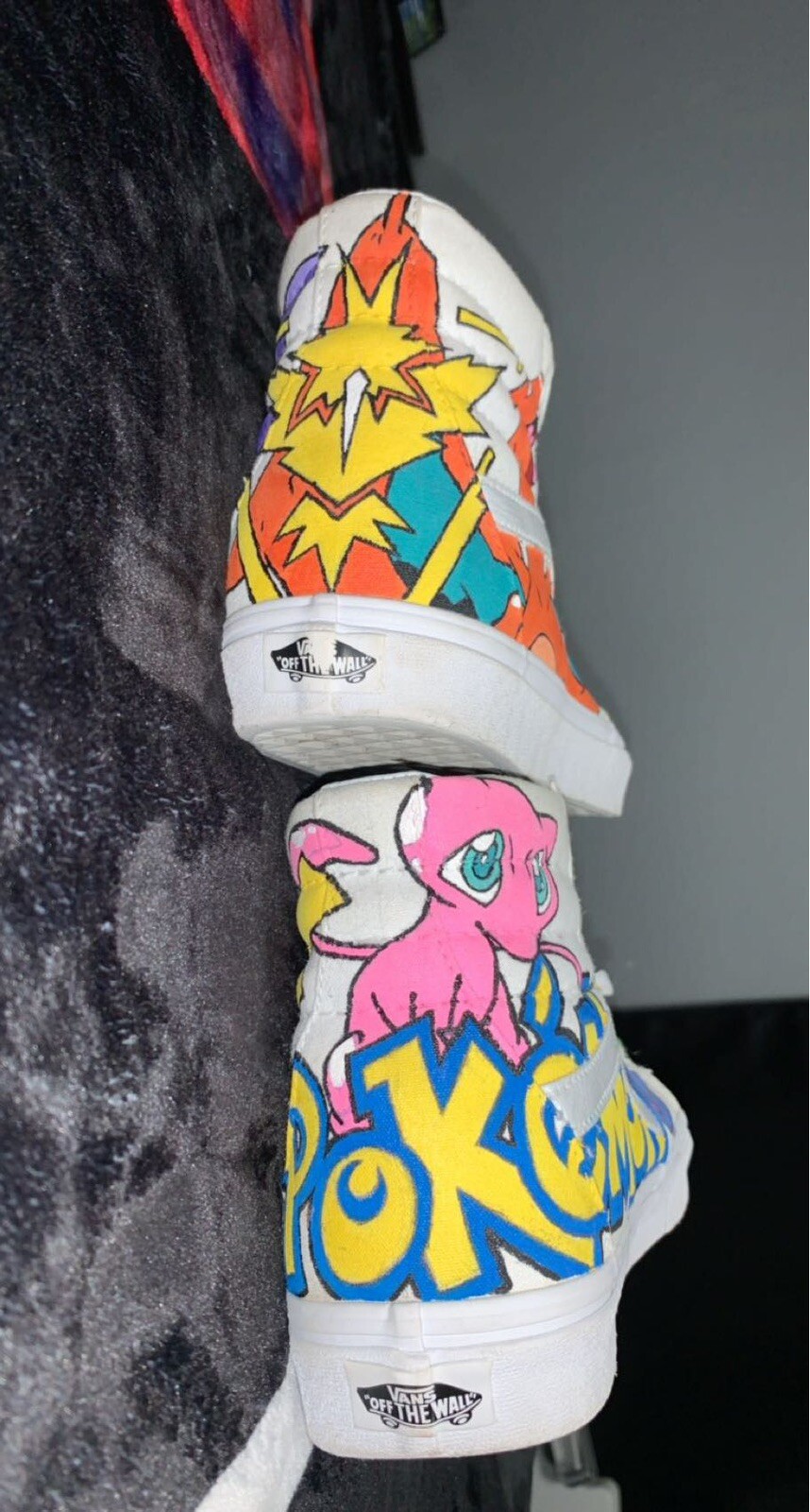 Custom Pokemon Vans Size 10 Mens | eBay