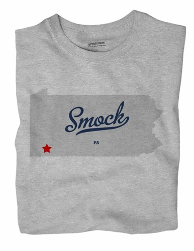Smock Pennsylvania PA Penn T-Shirt MAP | eBay