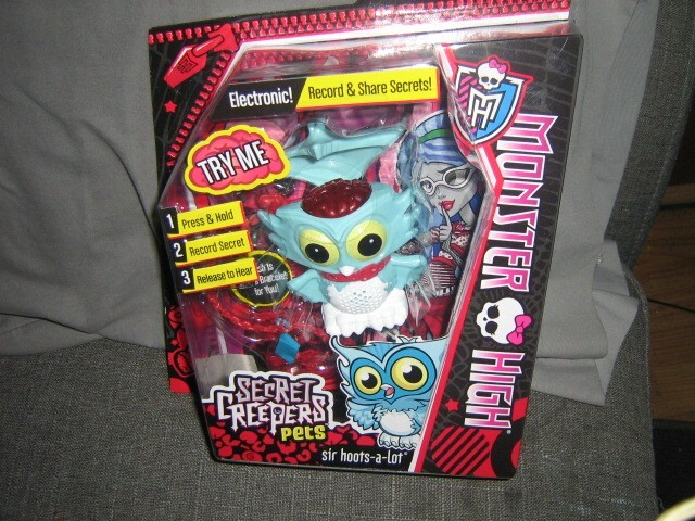 Secret Creepers Pets Monster High Secret Creepers Pet Sir Hoots A Lot