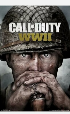 CALL OF DUTY - WORLD WAR 2 - VIDEO GAME POSTER - 22x34 NEW IN PLASTIC ...