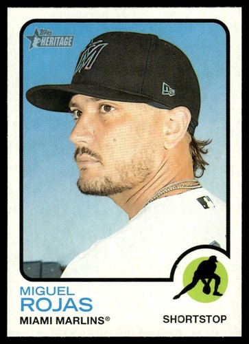 2022 Topps Heritage Miguel Rojas Miami Marlins #224 | eBay