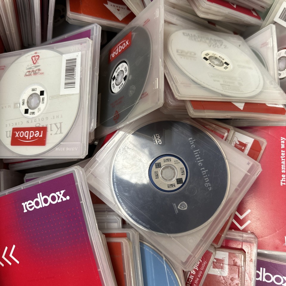 50 Random Assorted Redbox Kiosk DVD & Blu-ray Discs Movies Lot No ...