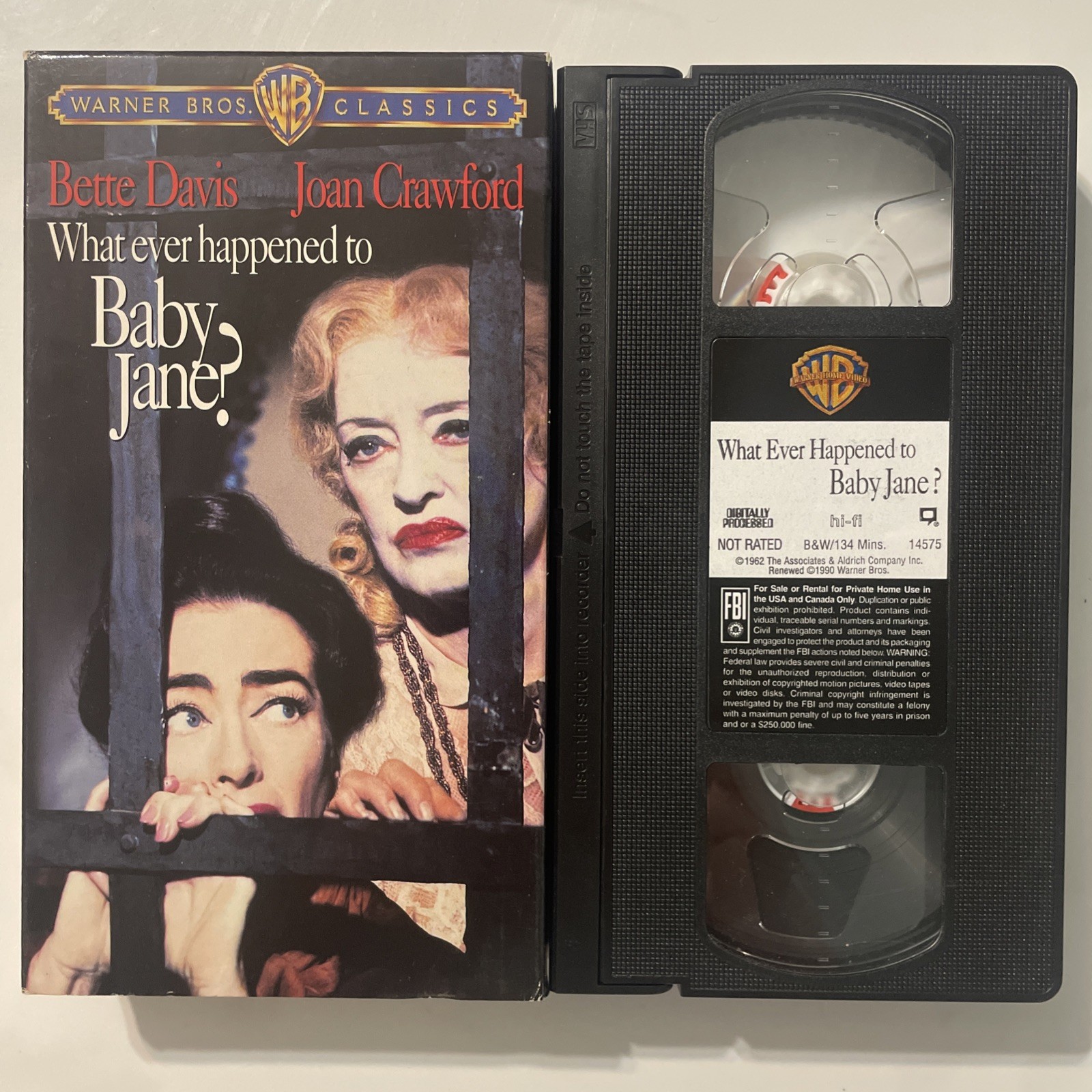 What Ever Happened to Baby Jane (VHS) Bette Davis, Crawford ~ BUY 2 GET ...