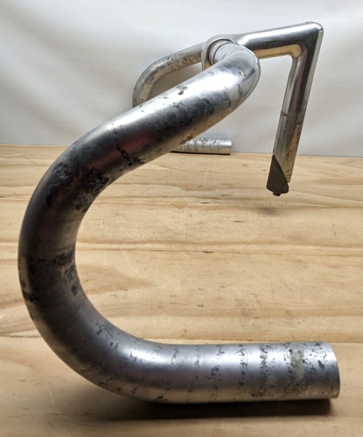 Vintage Raleigh / Sakae Custom handlebar and stem combo silver | eBay