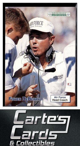 Fisher DeBerry 1992 Gridiron #4 Air Force Falcons Coach | eBay