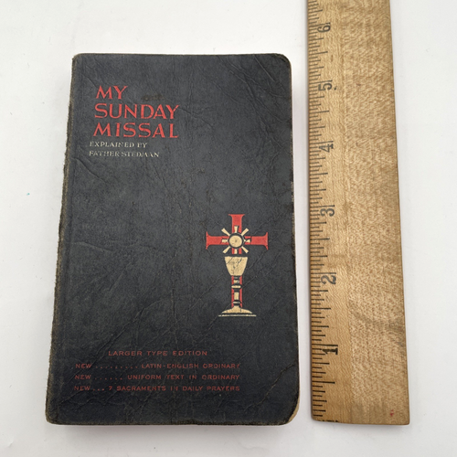 1944 My Sunday Missal By Father Stedman Vintage | eBay