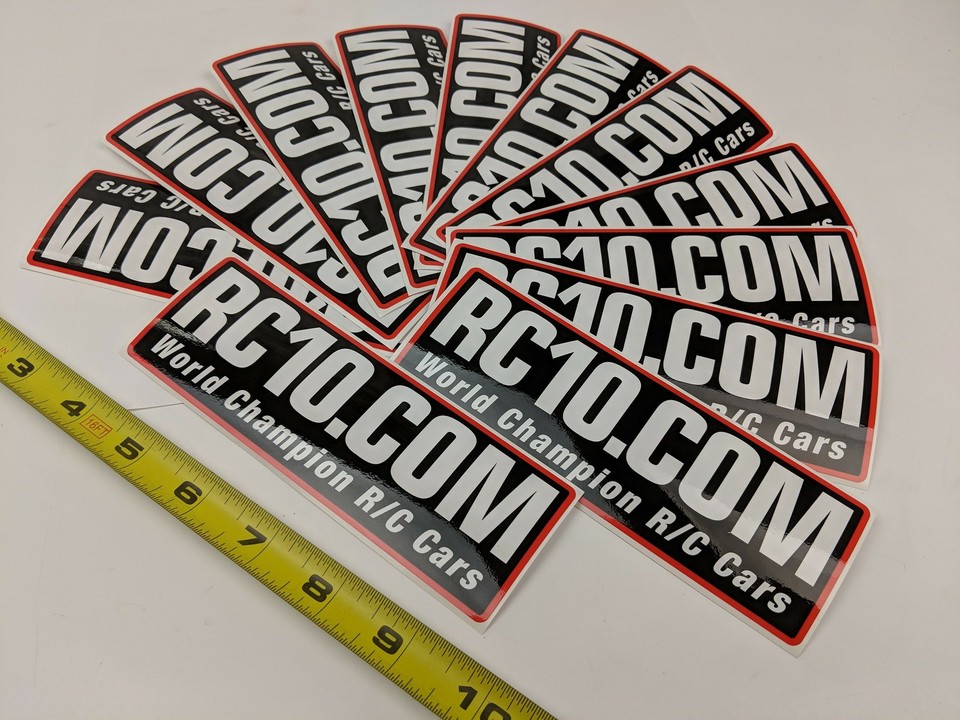 12 Team Associated RC10.com Decals / Stickers nice lot RC10 | eBay
