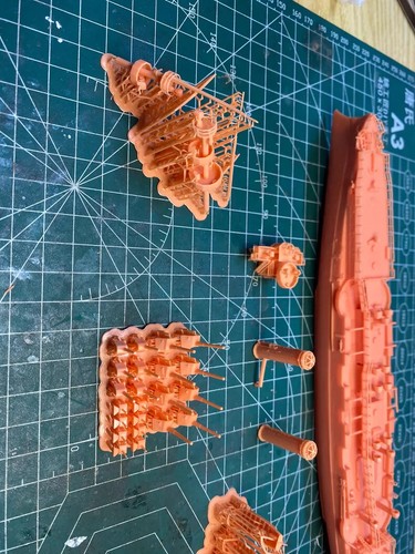 3D Printed 1/700 US Navy Albany Missile Cruiser Unpainted Model Kit NEW ...