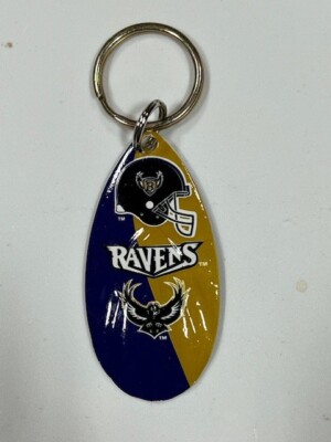 Baltimore Ravens Vintage Teardrop Spinner Keychain Size Large | eBay
