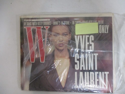 Vintage W YSL Kitty Dukakis August 1988 paper NEW | eBay