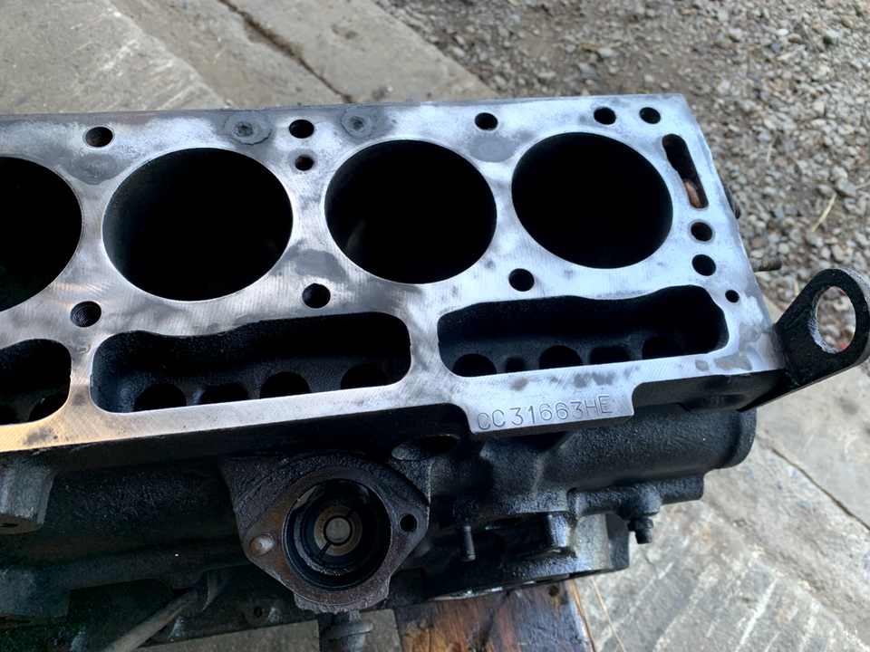 Triumph TR6 • Original Bare Engine Block. Stamped #CC31663HE. Used ...