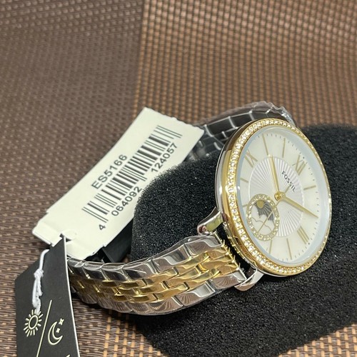 Fossil ES5166 Jacqueline Sun Moon Multifunction Two-Tone Stainless ...