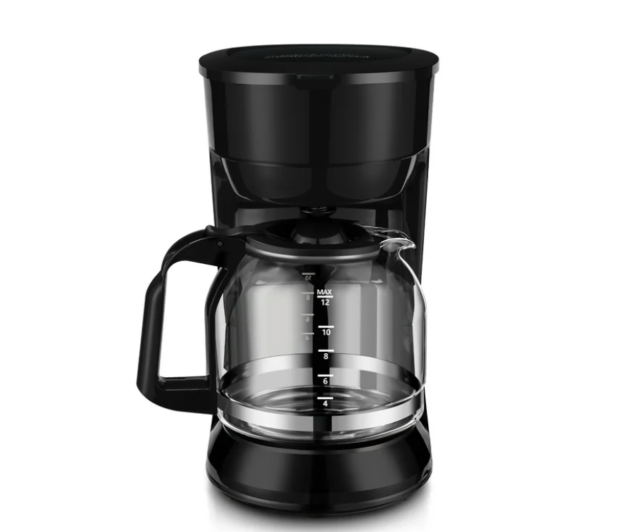 12 Cup Black Coffee Maker with Removable Filter Basket | eBay
