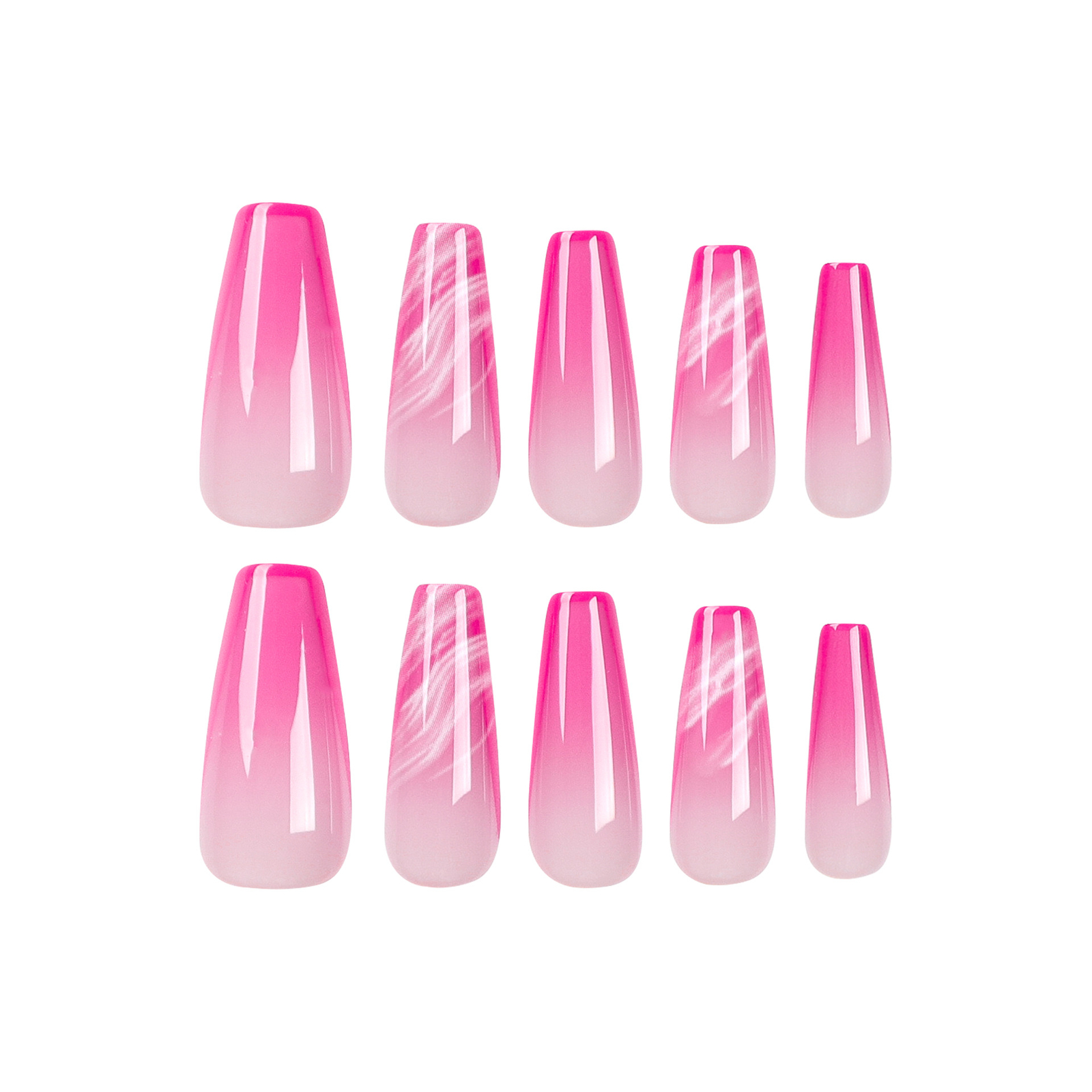 Trendy French Nail Wraps Wearable Nail Art Jp2743 Ballet Style | eBay