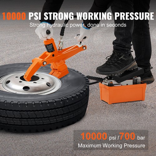 Hydraulic Tire Bead Breaker 10000PSI w/Foot Pump for Tractor Truck Tire ...