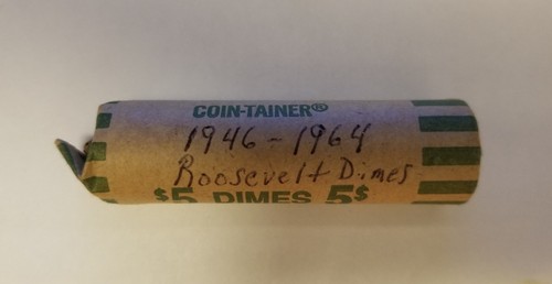 90% silver roosevelt dimes 50-coin roll | eBay