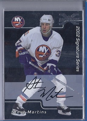 2002-03 BE A PLAYER SIGNATURE SERIES STEVE MARTINS 01-02 BUYBACK ...