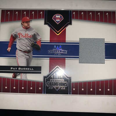2005 Donruss Baseball - Pat Burrell Impressions PATCH #121 | eBay