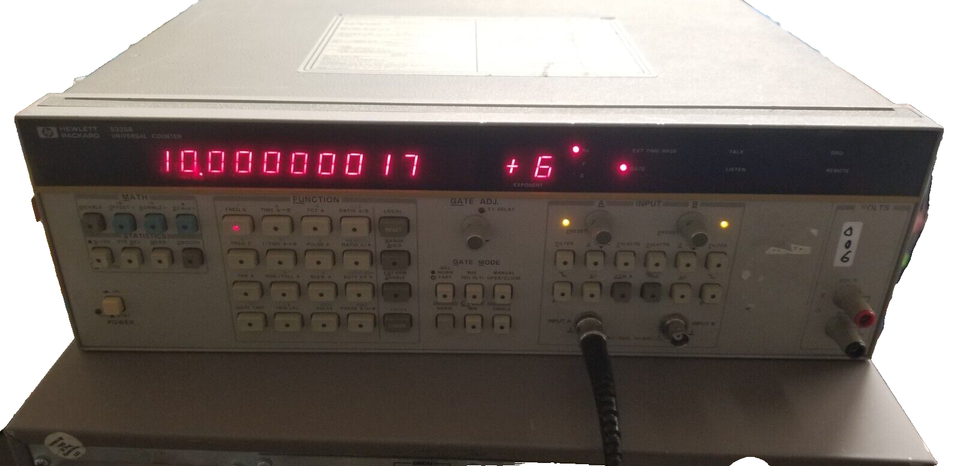 HP 5335A Universal Counter Opt 020, 040 TESTED! GPIB Time Interval ...