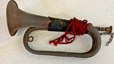 WW2 Imperial Japan Army Trumpet Horn Bugle Japanese From Japan used 5 ...