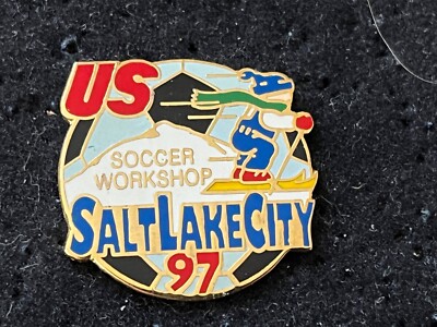 g PINS PIN ENAMEL FOOTBALL SOCCER FOOT USA SALT LAKE CITY 97 SKIE EGF ...