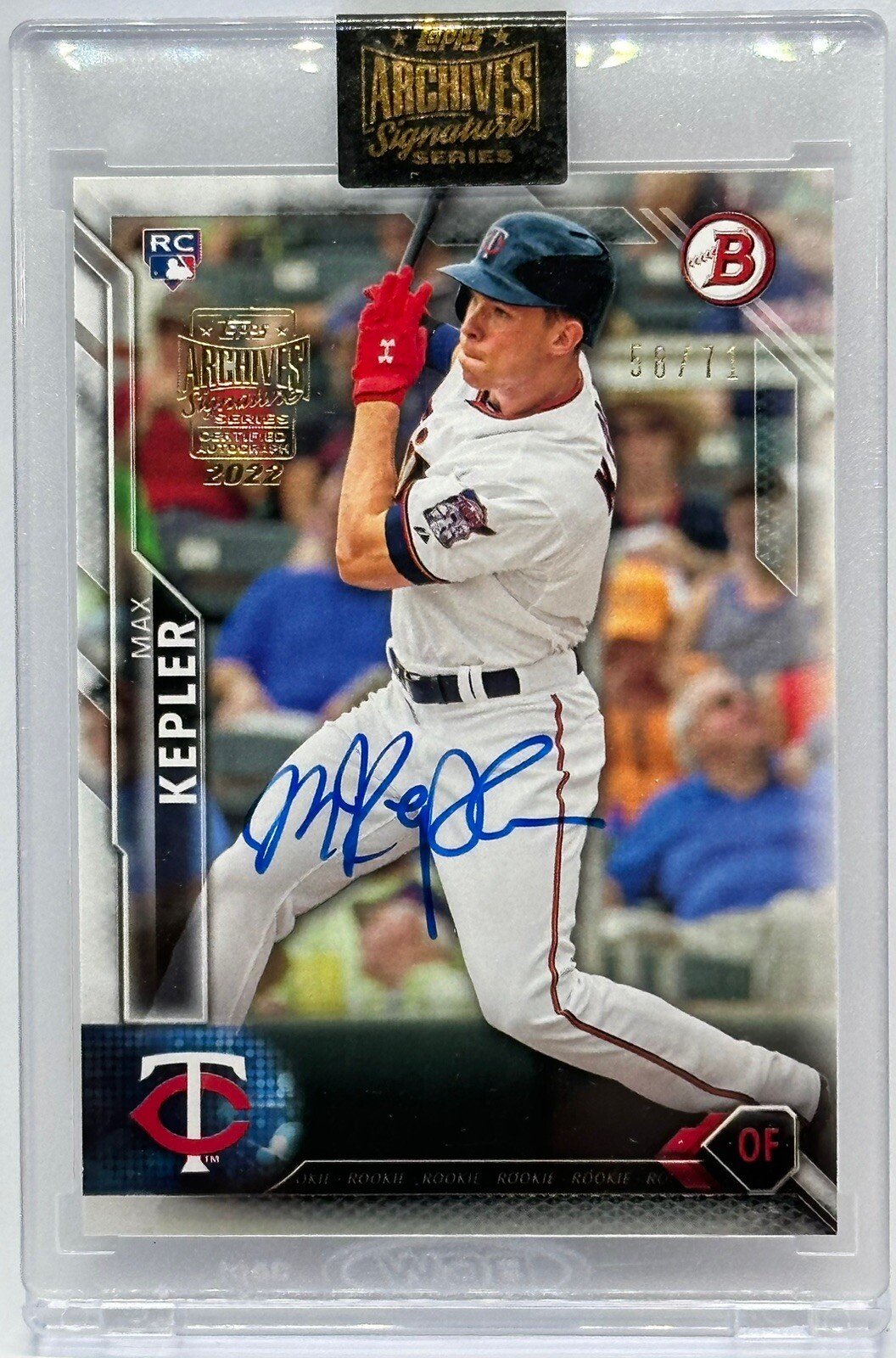 2022 Topps Archives Signature Series MAX KEPLER RC AUTO /71 #147 | eBay