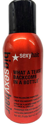 big sexy hair what a tease backcomb in a bottle firm volumizing spray 4 ...