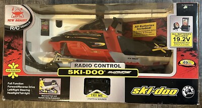 New Bright Skidoo Ski-doo MXZ RC Snowmobile RARE Red Version. New In ...
