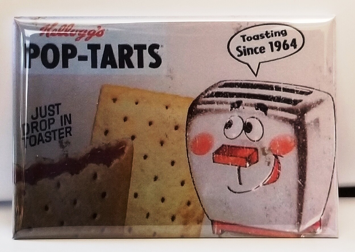 Pop Tart MAGNET 2" x 3" Refrigerator Locker Vintage Retro Sign Ad ...