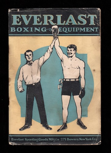 orig. 1924 **Everlast Boxing Equipment Catalog** HARRY WILLS, JACK ...