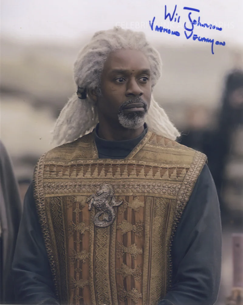 WIL JOHNSON as Vaemond Velaryon - House Of The Dragon GENUINE SIGNED ...