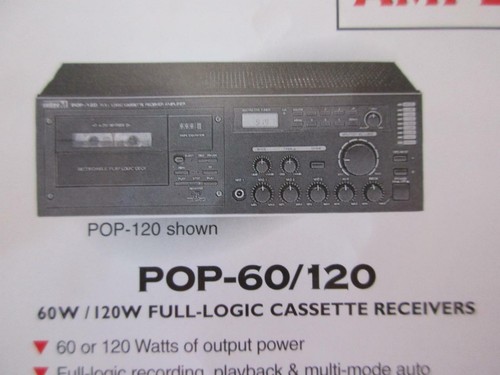 interM POP 60 or 120 Watt Full Logic Cassette Receiver Digital AM/FM Mixer Amp | eBay