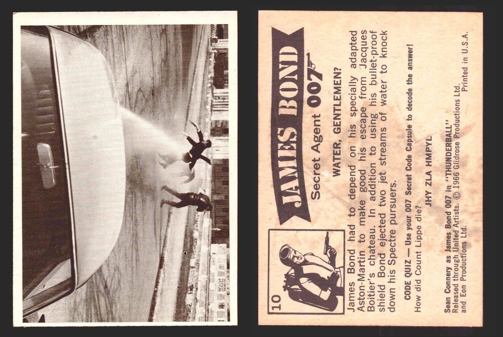 1966 James Bond 007 Thunderball Vintage Trading Cards You Pick Singles ...