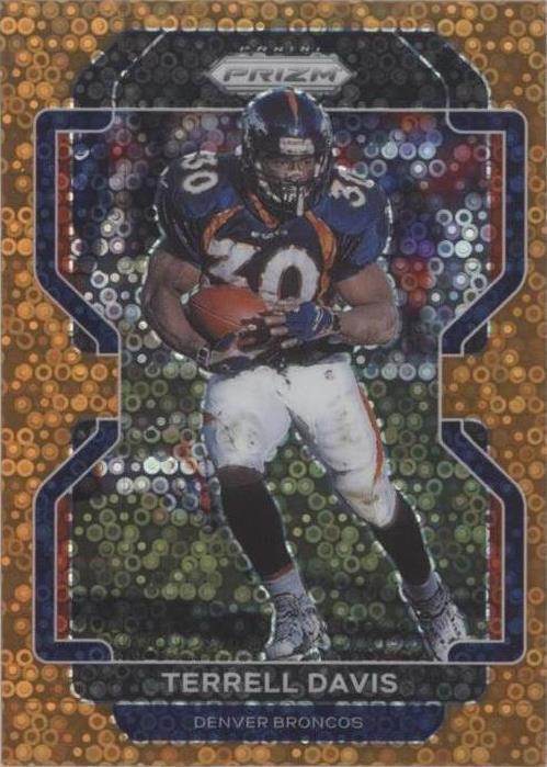 2021 Panini Prizm - Terrell Davis #206 Orange Disco Prizm for sale ...