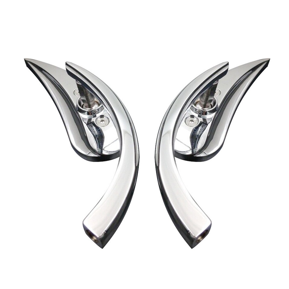 Chrome Rearview Mirrors Fit For Harley Touring Ultra Limited Motorcycle ...