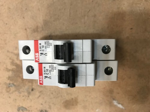ABB S201M C 10A 60898 MCB - Brand New | eBay