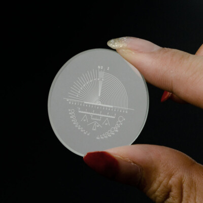 Stage Micrometer Eyepiece Reticle Calibration Slide Microscope Angle ...