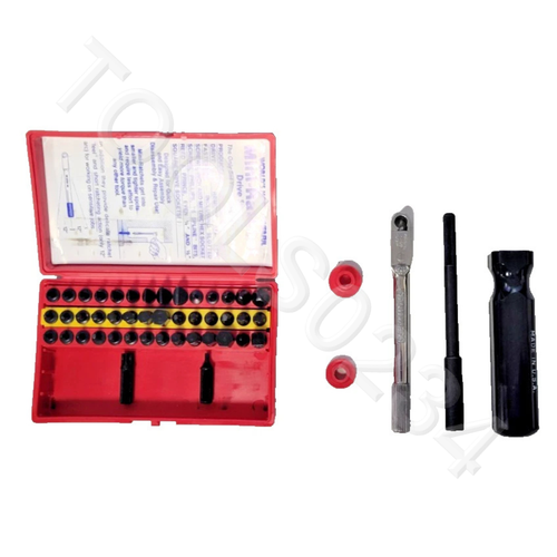 WFMC WF-4-52 52 Pc Super Deluxe Mini Ratchet Tool Bit Set Wadsworth ...