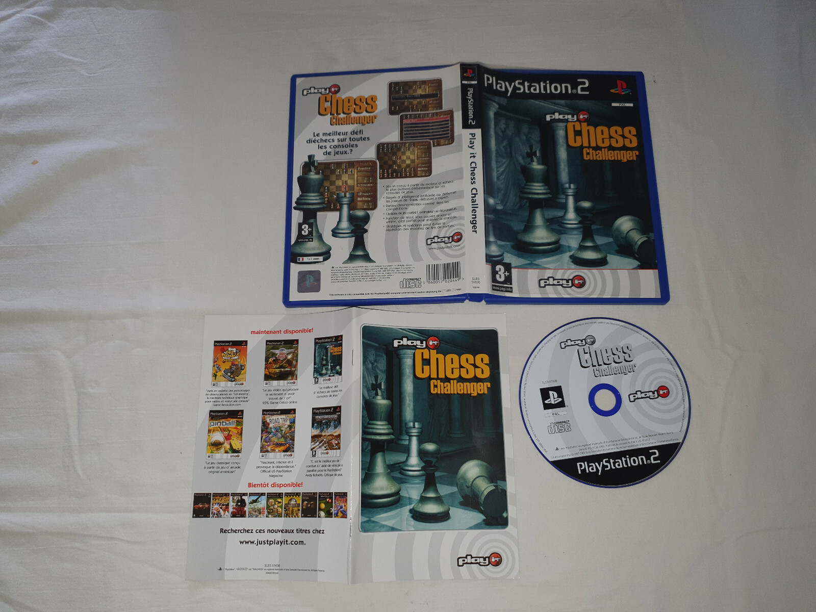 used sony ps2 playstation 2 game PLAY IT CHESS CHALLENGER | eBay