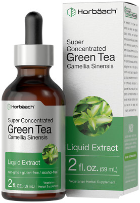 Green Tea Liquid Extract | 2 fl oz | Alcohol Free | Vegetarian | by ...