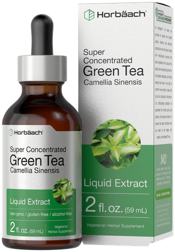 Green Tea Liquid Extract | 2 fl oz | Alcohol Free | Vegetarian | by ...