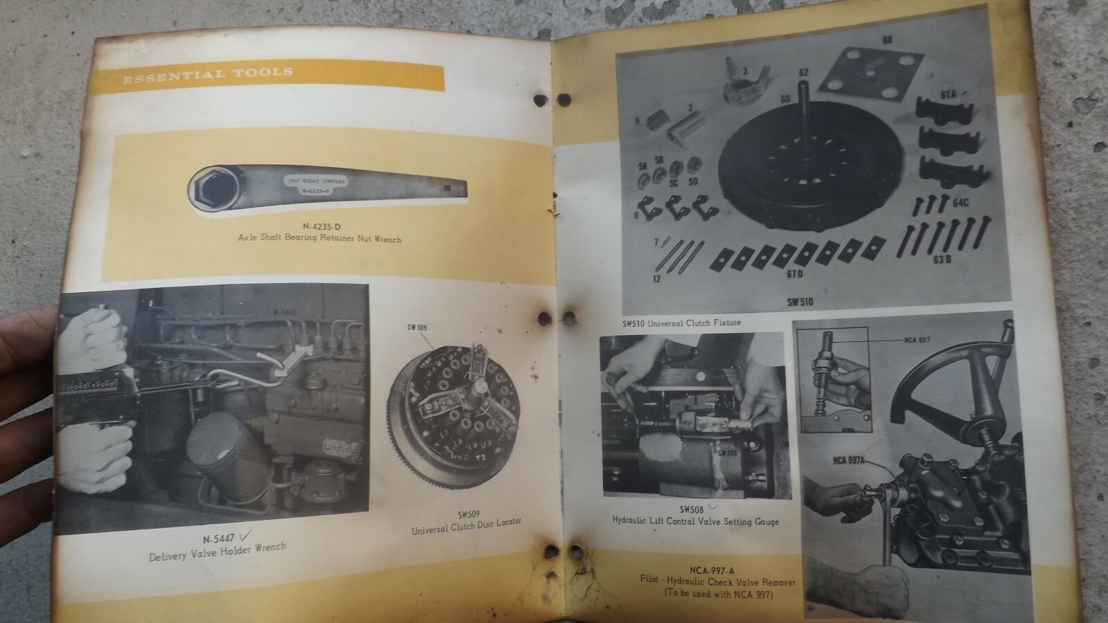 Rare NUDAY SW500-A Ford Tractor Essential Service Tools | eBay