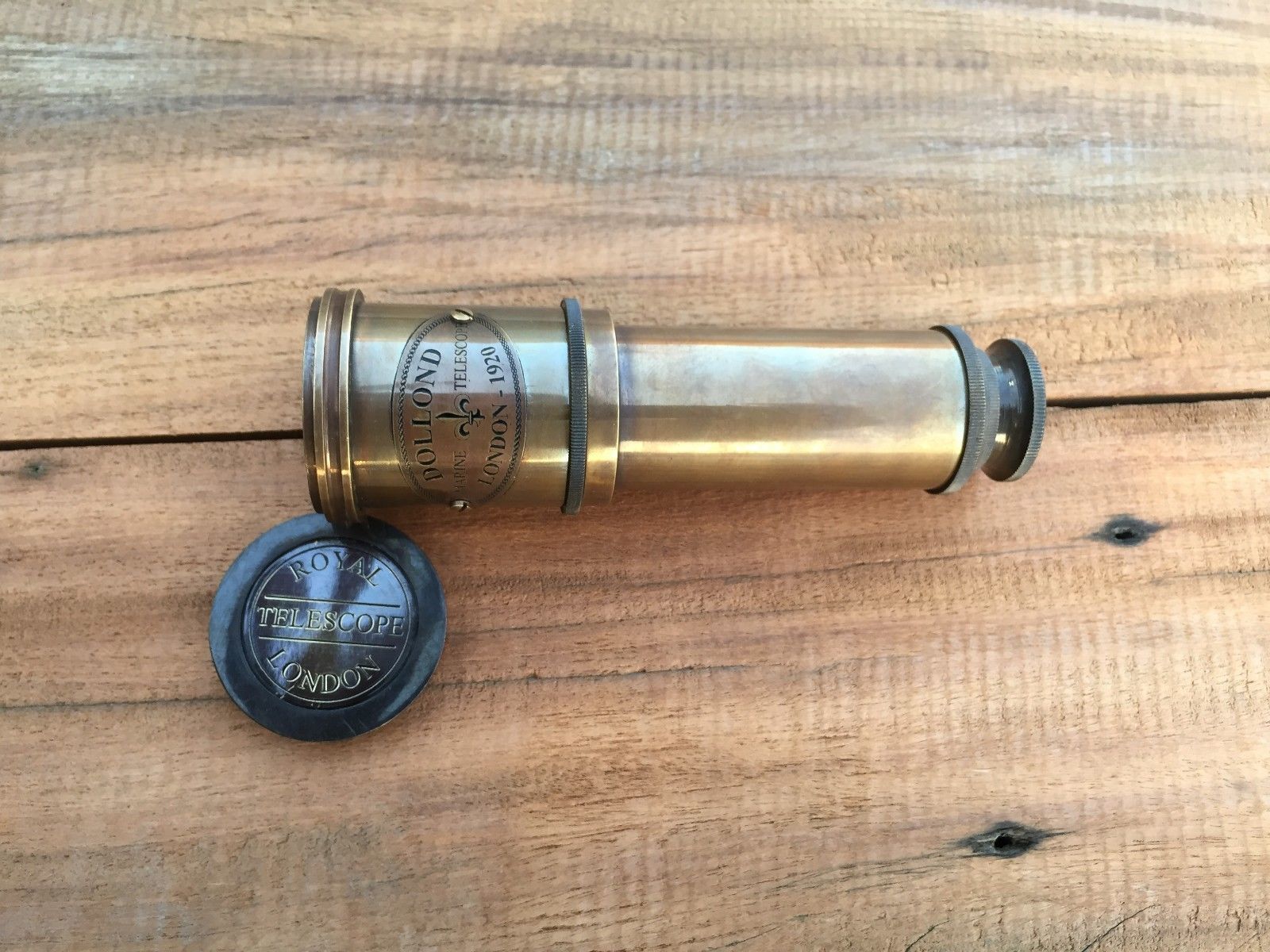 Vintage Nautical Telescope Brass Pirate Spyglass Scope Collectible ...
